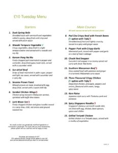 180401_East Tue 10 menu V3 - East Restaurant - Peterborough